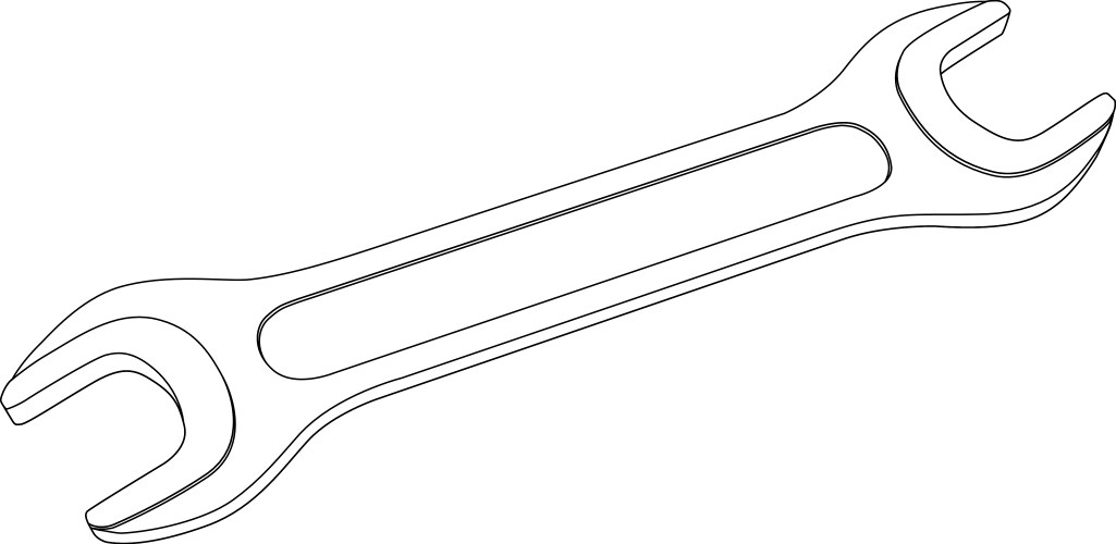 Drawing Outline Spanner Vector Images (over 1,100)