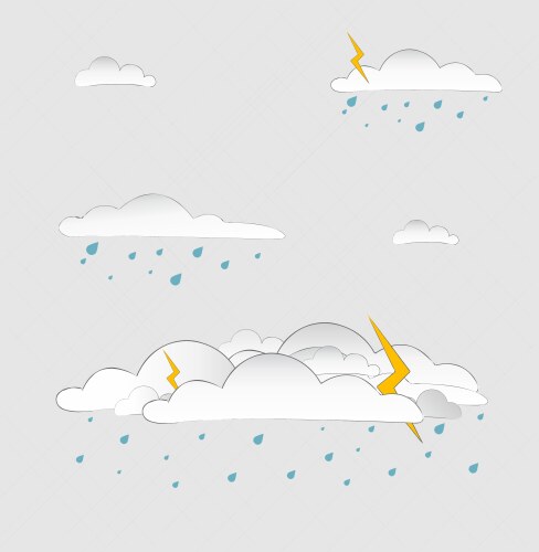 All bad weather icon Royalty Free Vector Image