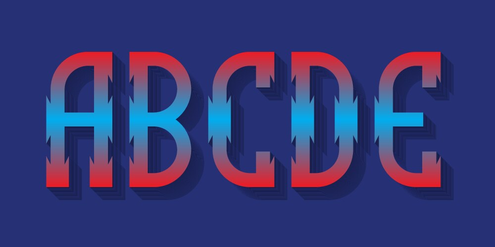 C Red Blue Letter Alphabet Vector Images (over 700)