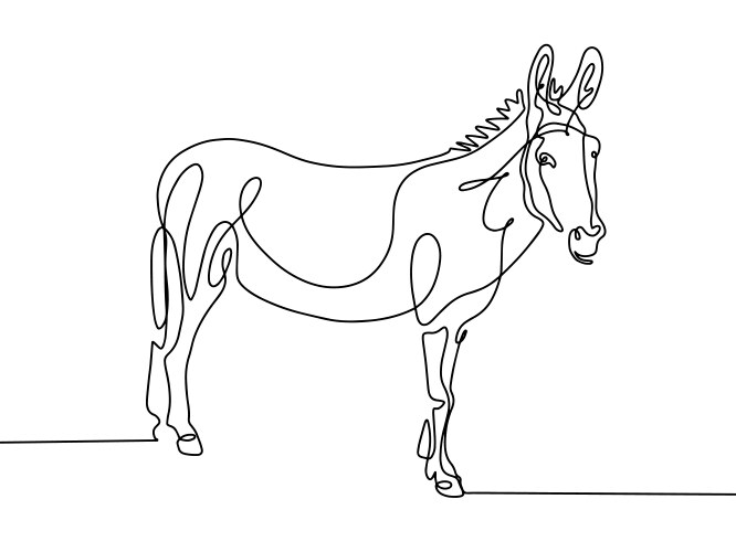Donkey Sketch Vector Images (over 780)