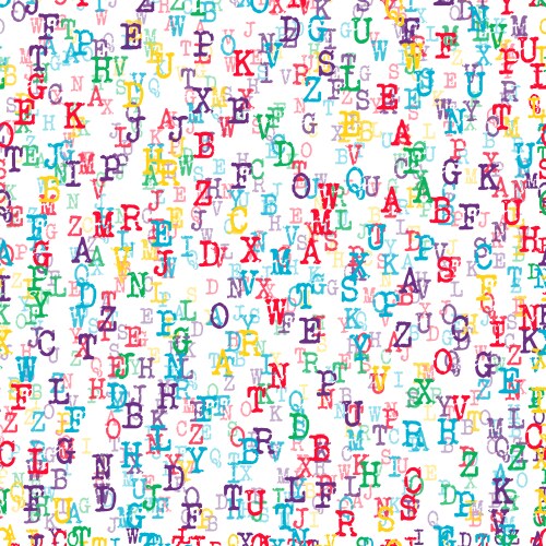 Alphabet Letter Background – Royalty-Free Vector | VectorStock
