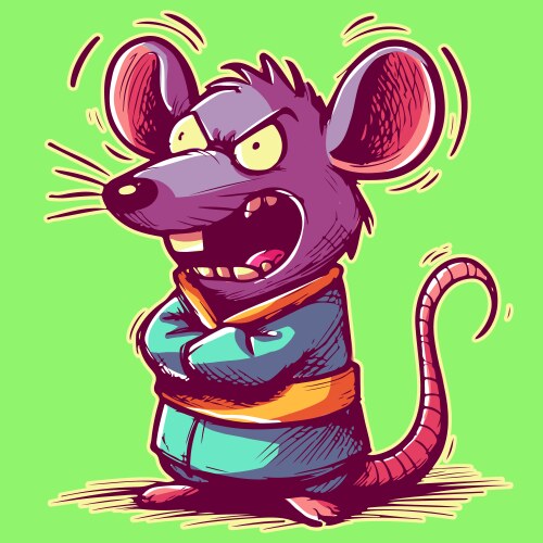 Rat cartoon Vector Images & Graphics for Commercial Use | VectorStock