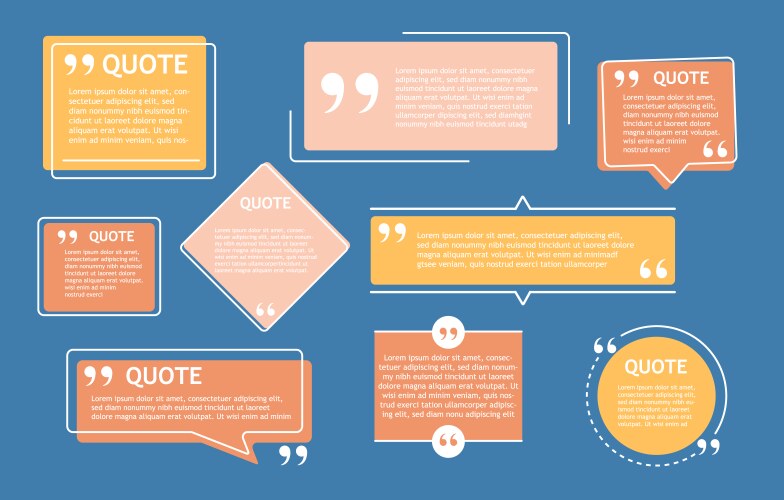 Pull Quote Vector Images (over 170)