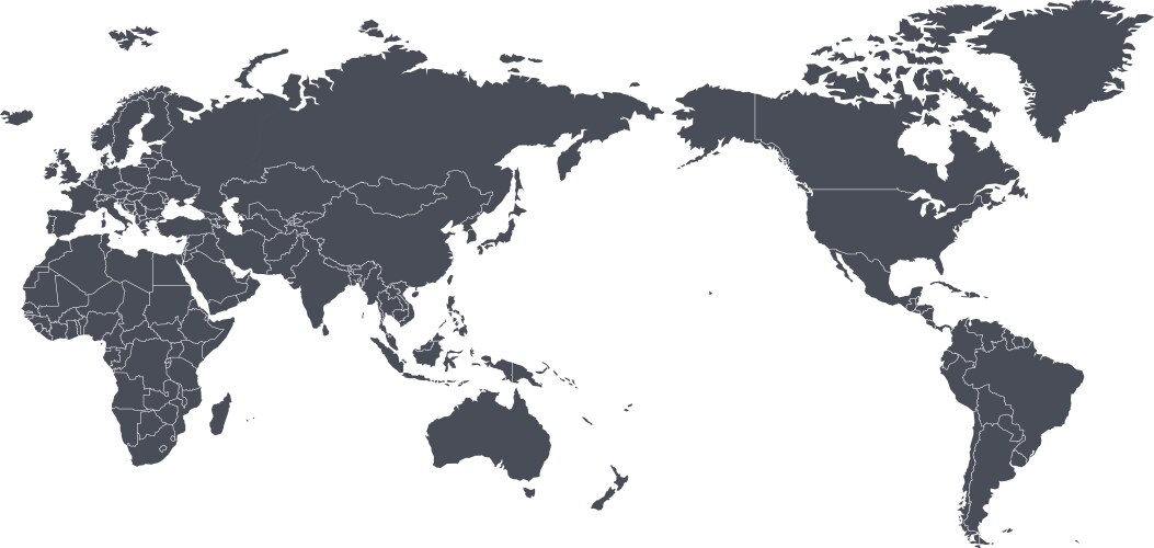 World Map Australia Centered Vector Images (over 200)