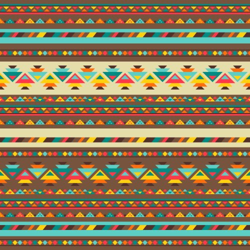 Ethnic seamless pattern in native style Royalty Free Vector