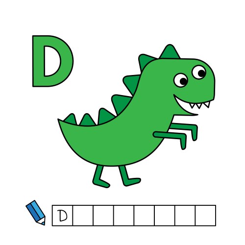 Dinosaur Abc Vector Images (over 600)