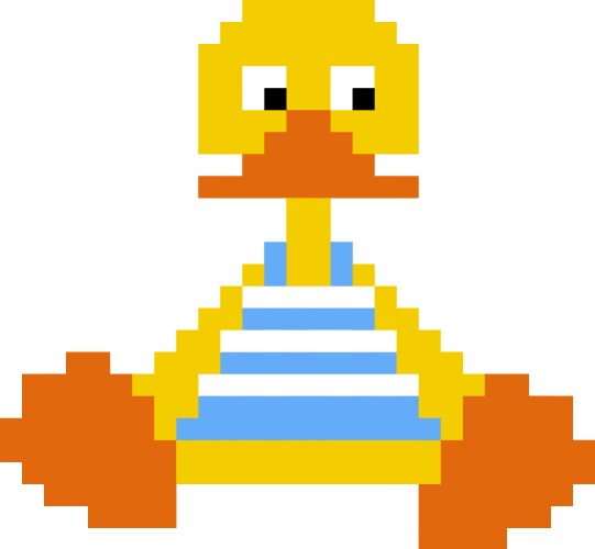 8 Bit Duck Vector Images (93)
