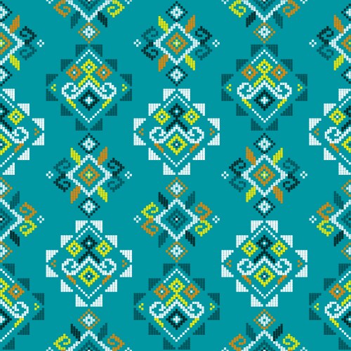 Filipino traditional yakan pattern Royalty Free Vector Image