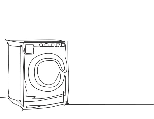 Washing Machine Line Drawing Vector Images (over 530)