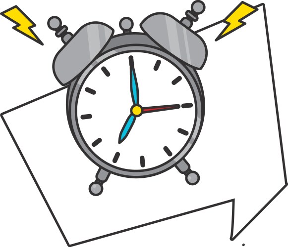 Time clock cartoon Royalty Free Vector Image - VectorStock