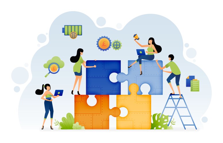 Boy and girl solving math problem Royalty Free Vector Image Boy and girl solving math problem Royalty Free Vector Image