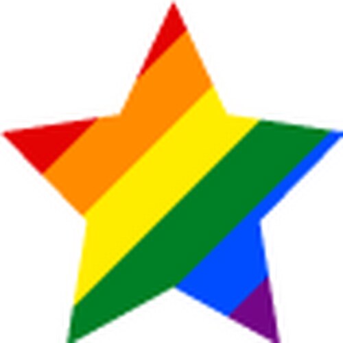 Lgbt pride flag map pointer layout Royalty Free Vector Image