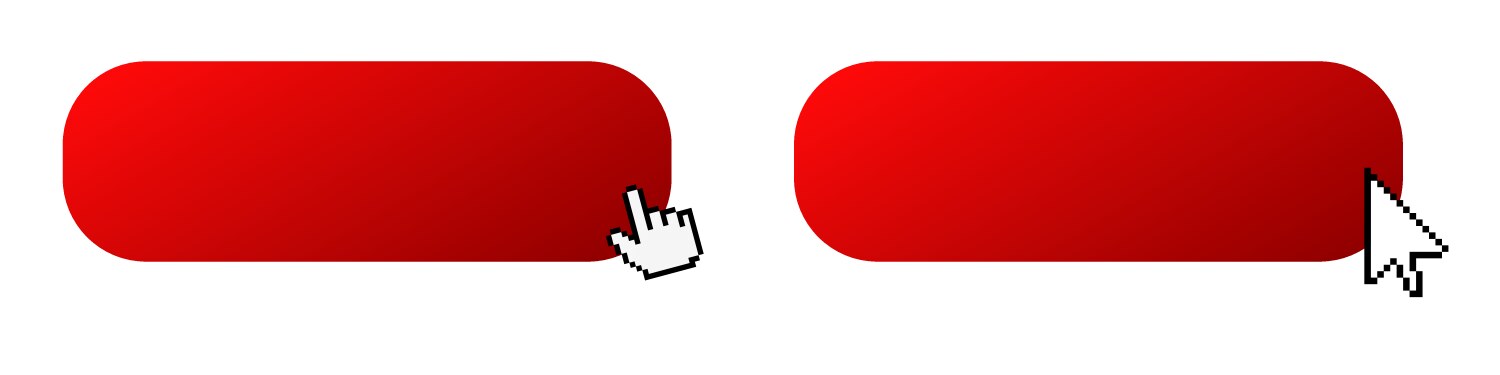 Click cursor button computer mouse pointer Vector Image Click cursor button computer mouse pointer Vector Image