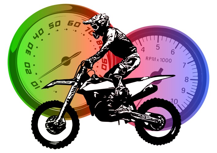 Motorcycle race Royalty Free Vector Image - VectorStock