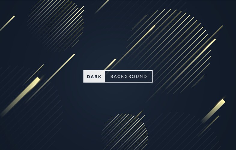 Black and gold abstract low poly background Vector Image