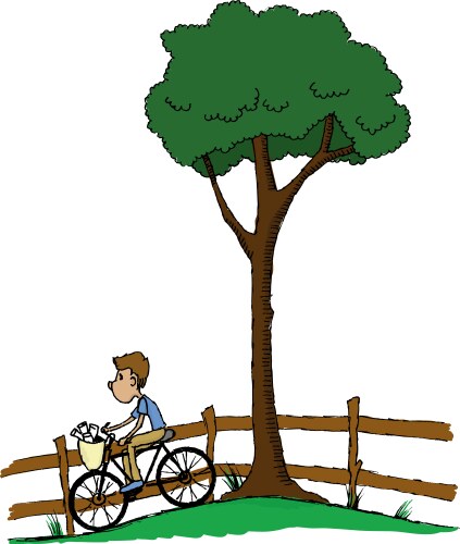 Cartoon paperman Royalty Free Vector Image - VectorStock