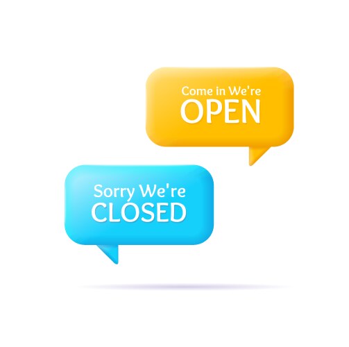 Opposite adjectives words with close and open Vector Image