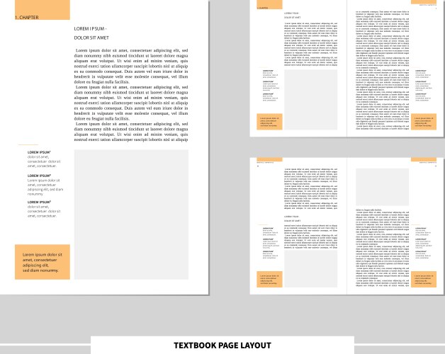 Landing page template website layout design Vector Image