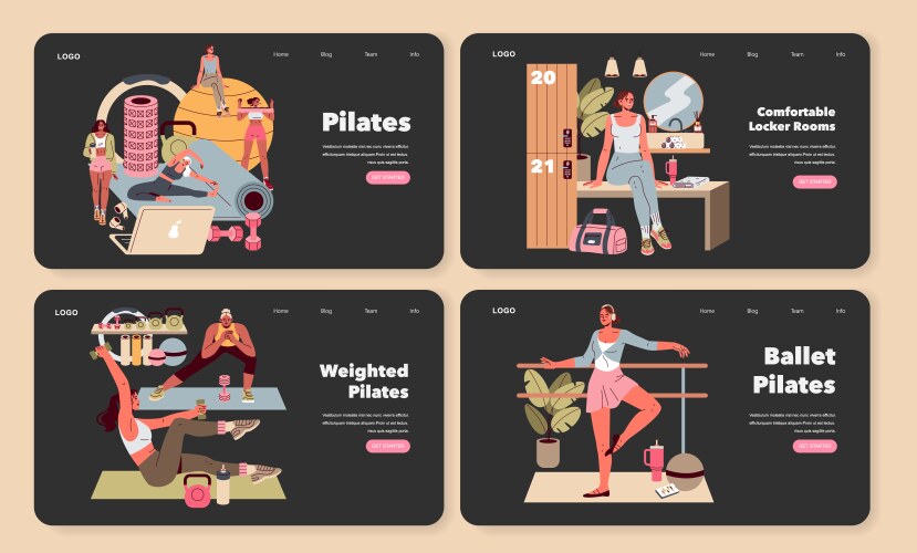 Pilates Vector Images (over 15,000)
