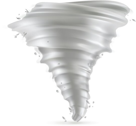Black tornado with lightning icon Royalty Free Vector Image