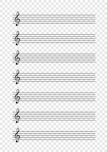 Music note stave a4 sheet Royalty Free Vector Image