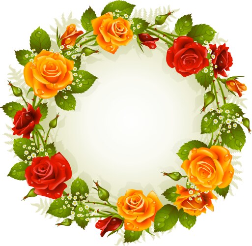 Yellow Rose Border Vector Images (over 1,800)