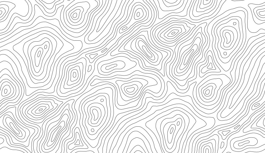 Topographic map trail mapping grid contour Vector Image