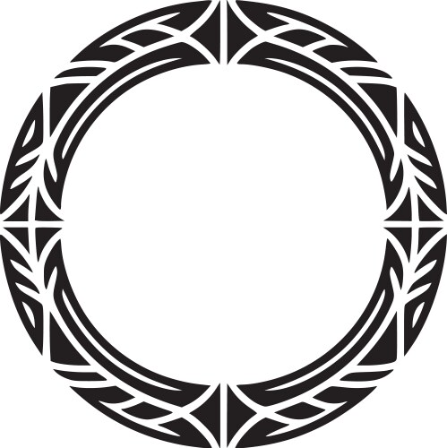 Palm Tree Border Pattern – Royalty-Free Vector | VectorStock