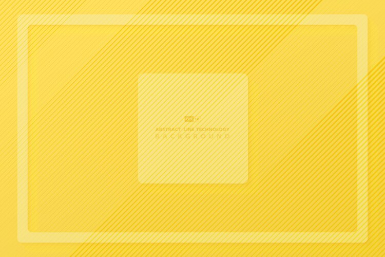 Template yellow line with circle background Vector Image