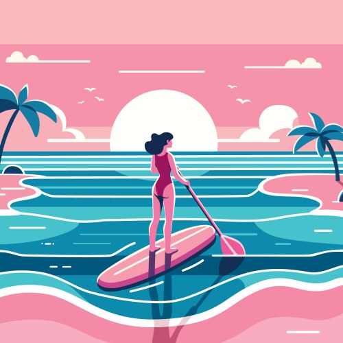 Paddle Board Vector Images (over 3,200)