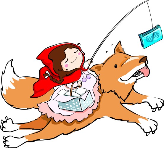 Red Riding Hood Cartoon Vector Images (over 550)