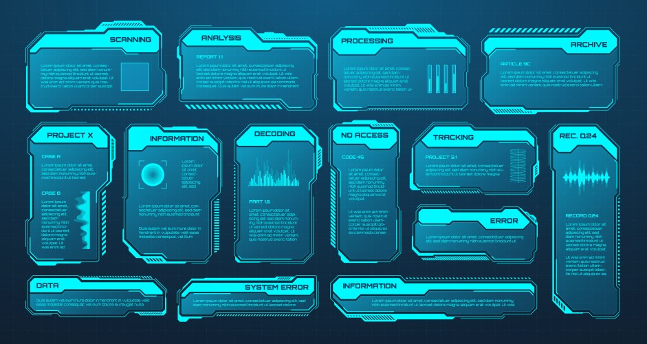 Futuristic Ui Vector Images (over 21,000)