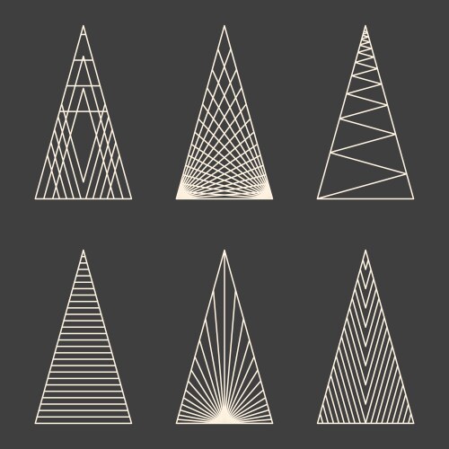 Christmas tree seamless pattern Royalty Free Vector Image