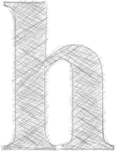 Letter H Hand Writing Vector Images (over 270)