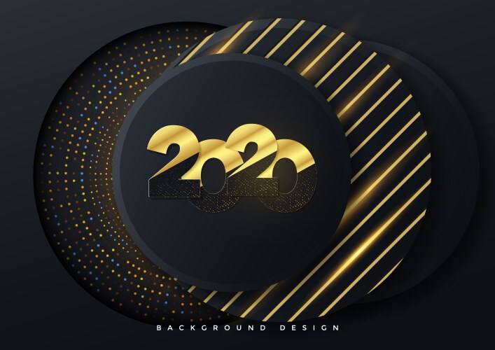 Golden greeting card background Royalty Free Vector Image