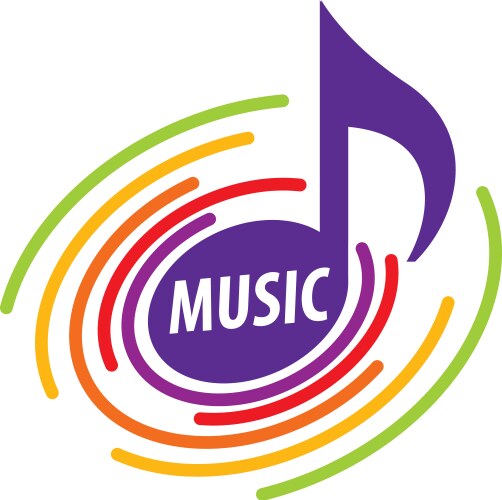Logo music Royalty Free Vector Image - VectorStock