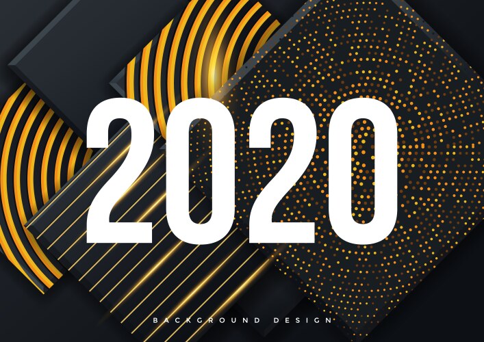 Golden greeting card background Royalty Free Vector Image