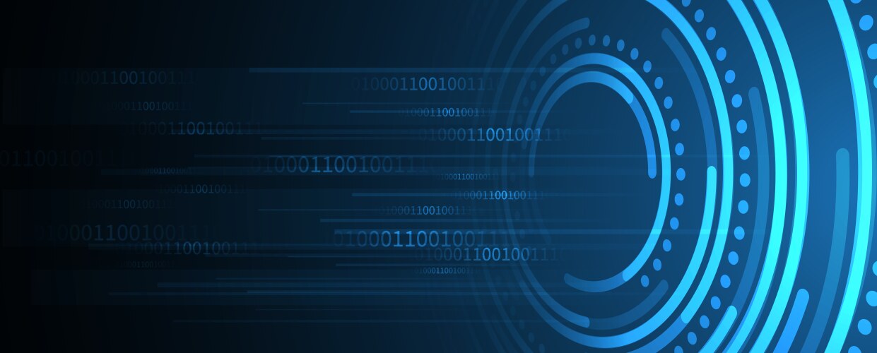 Cyber security internet technology concept Vector Image