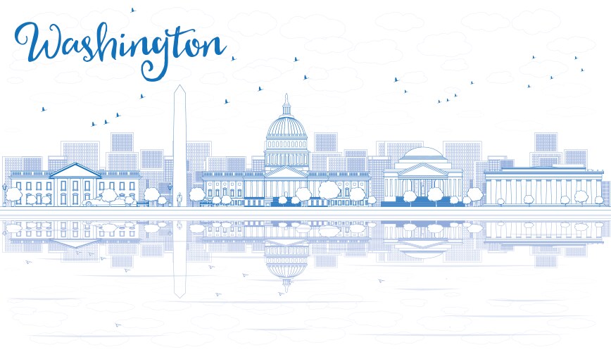 Washington Dc Skyline Vector Images (over 750)