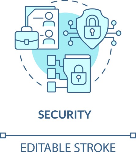 Access to internet turquoise concept icon Vector Image