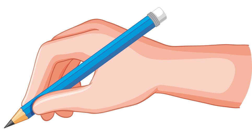 Pencil Grip Hand Vector Images (over 100)