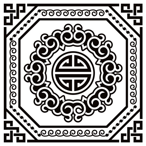 Mongolian Pattern Vector Images (over 830)