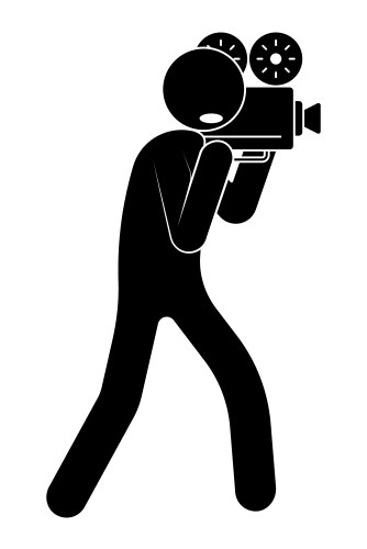 Stick Figure Camera Vector Images (over 290)