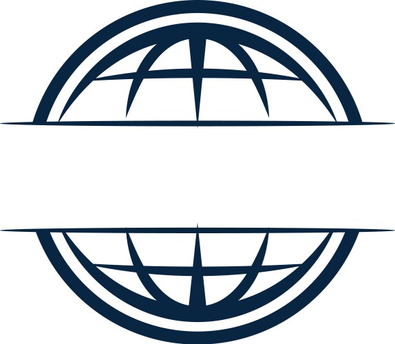 World logo template Royalty Free Vector Image - VectorStock