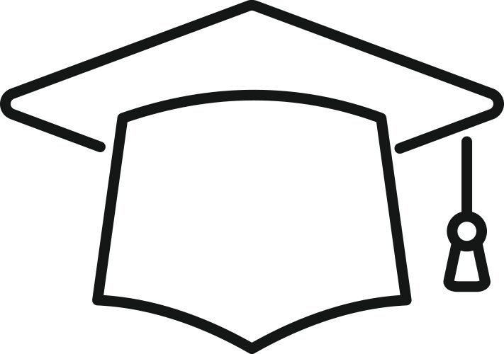 Graduation Hat Outline Vector Images (over 11,000)