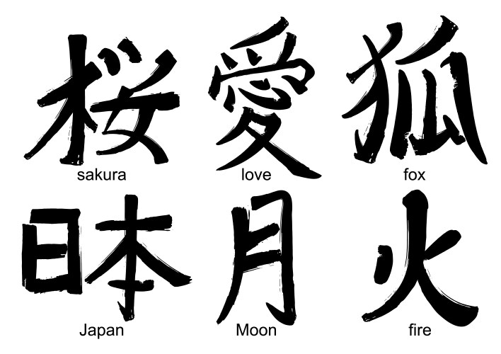 Kanji Vector Images (over 4,100)