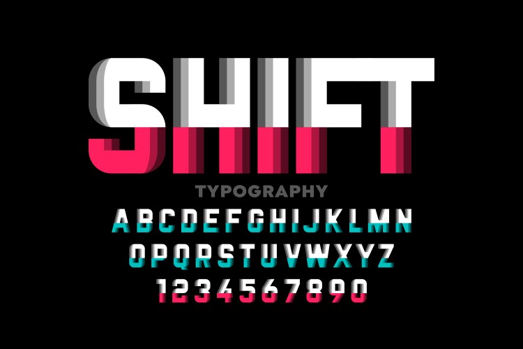 Hidden font Royalty Free Vector Image - VectorStock