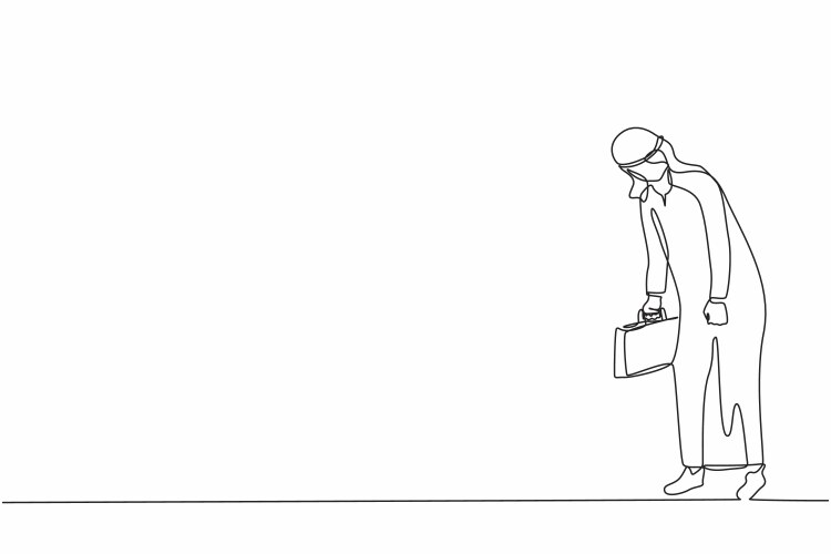 One Line Sad Man Vector Images (over 530)