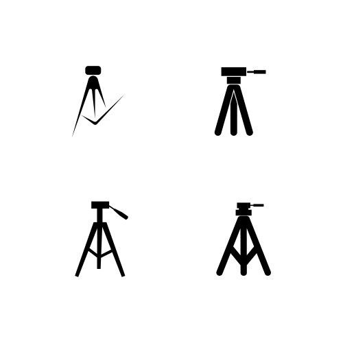 Tripod logo Royalty Free Vector Image - VectorStock