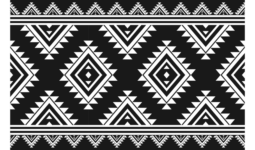 Fabric tribal pattern art geometric ethnic Vector Image